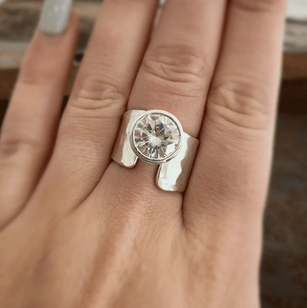 Audrey Hepburn Ring – Wild Prairie Silver